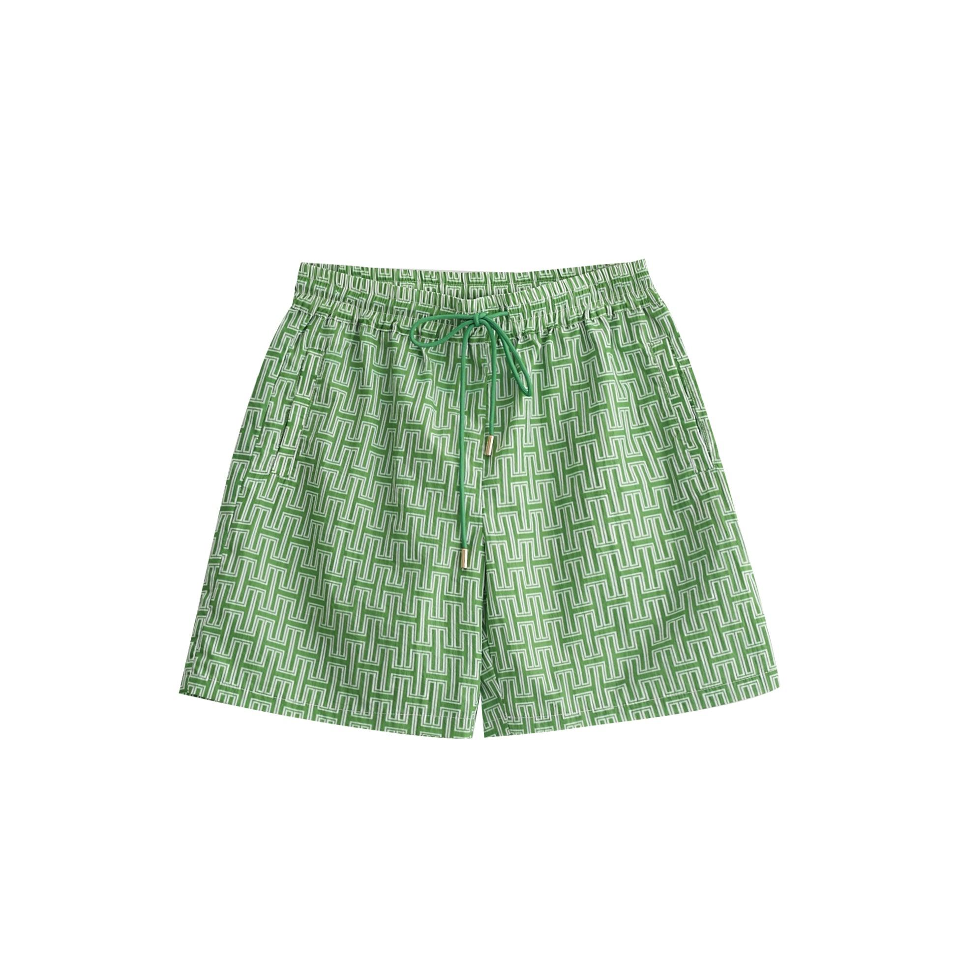 Emerald Monogram Shorts – Hugh & Main